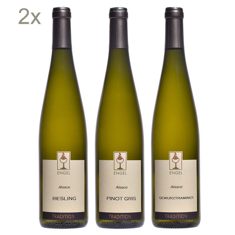 Colis Découverte 6 bouteilles Alsace Coffrets Vins découverte Vins d ...